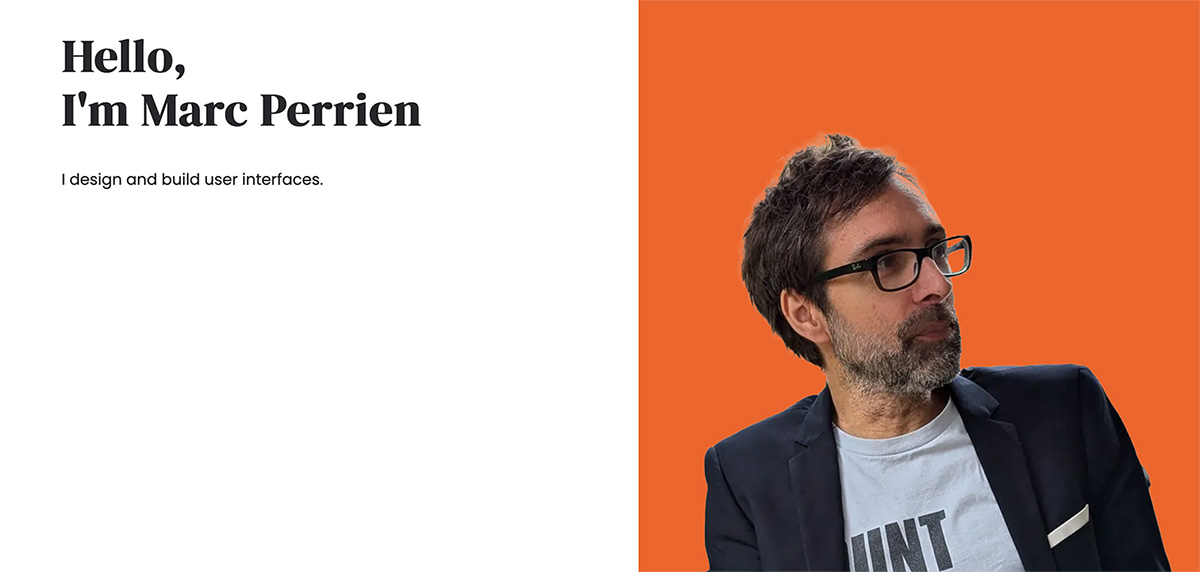 Marc Perrien · Front-end developer / Interface designer